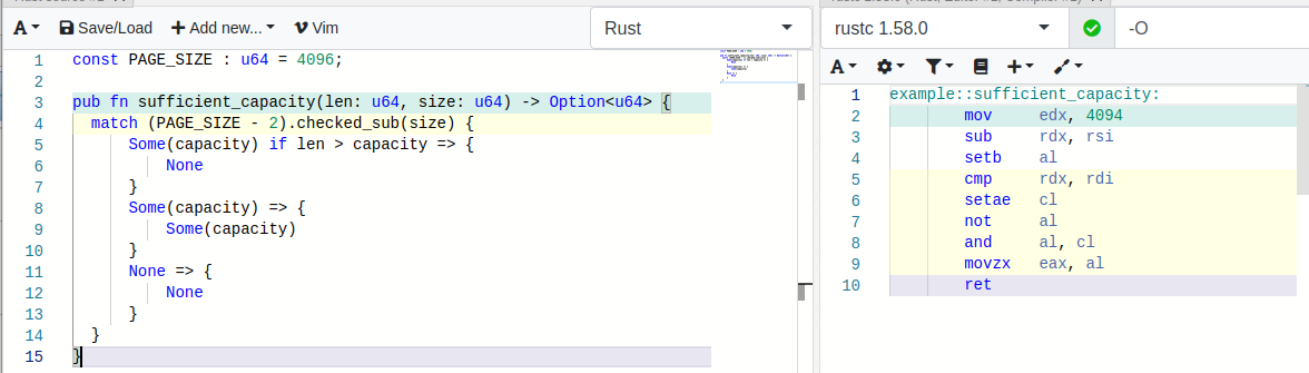 Rust Detect Unsigned Integer Underflow Blog Frehberg